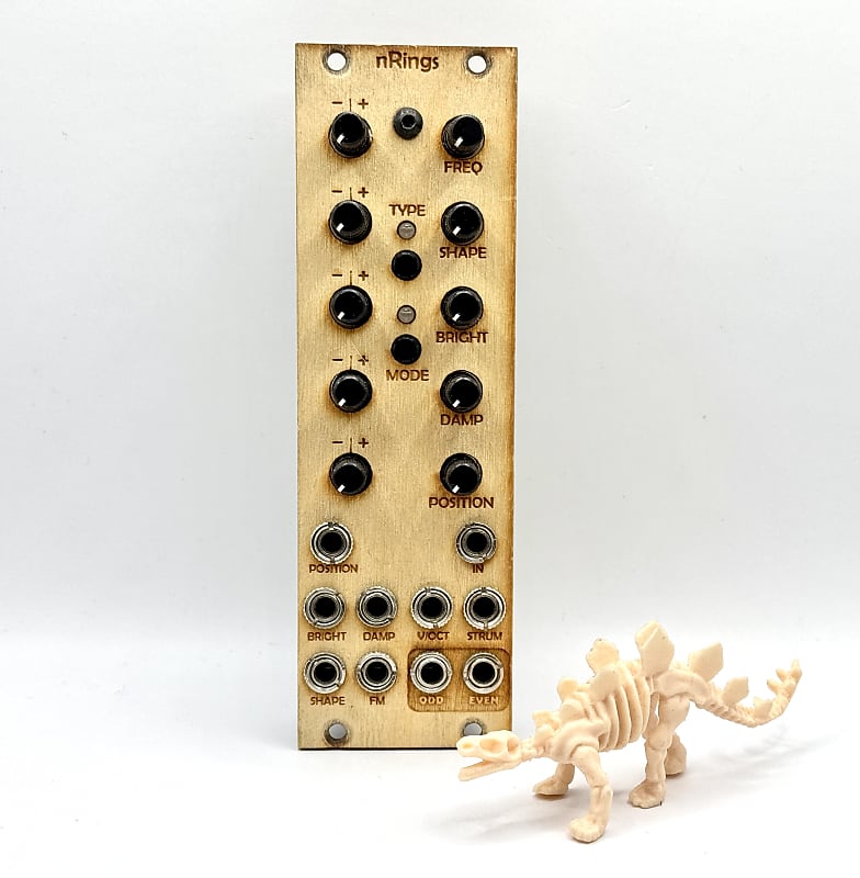 Mutable Instruments nRings (nanorings) 8HP rings clone - Wood | Reverb