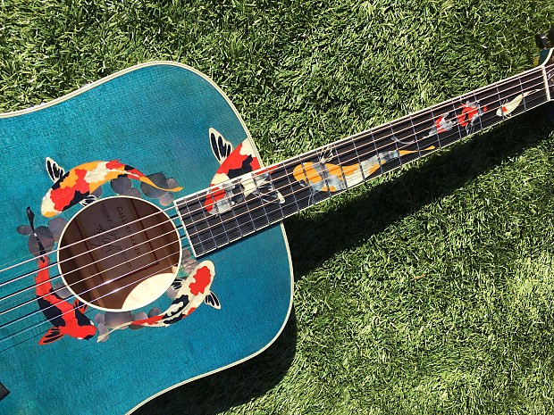 Taylor Living Jewels, Koi, Gallery series 1999 Trans Blue | Reverb