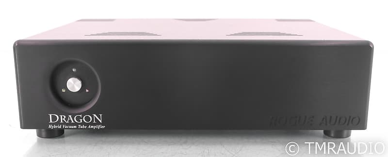 Rogue Audio DragoN Stereo Tube Hybrid Power Amplifier; Black | Reverb
