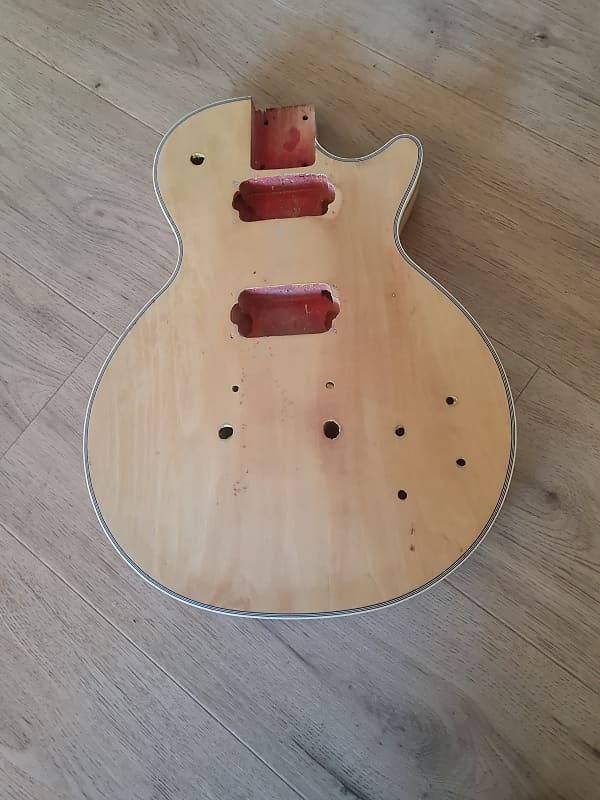 Unknown Les Paul Body Carved Vintage binding bolt on neck | Reverb