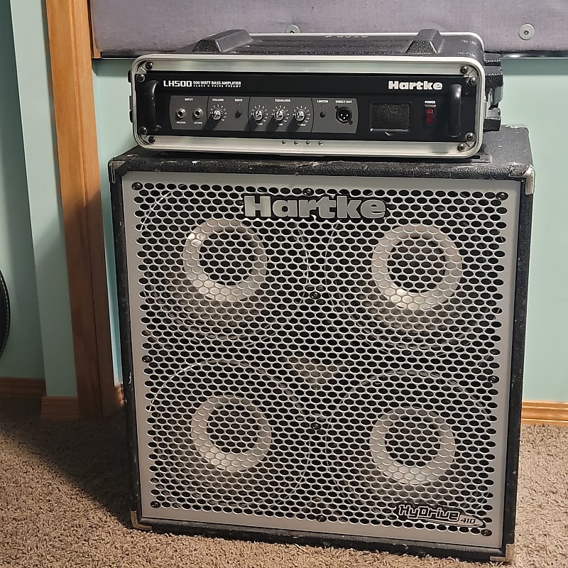 Hartke Hydrive 4x10 and LH500 Amp Head | Reverb