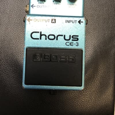 Boss CE-3 Chorus (Black Label) 1982 - 1984 - Blue - Original | Reverb
