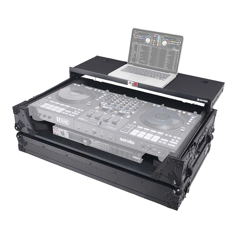 ProX XS-RANEFOUR WLTBL LED Black Flight Case to fit Rane Four | Reverb