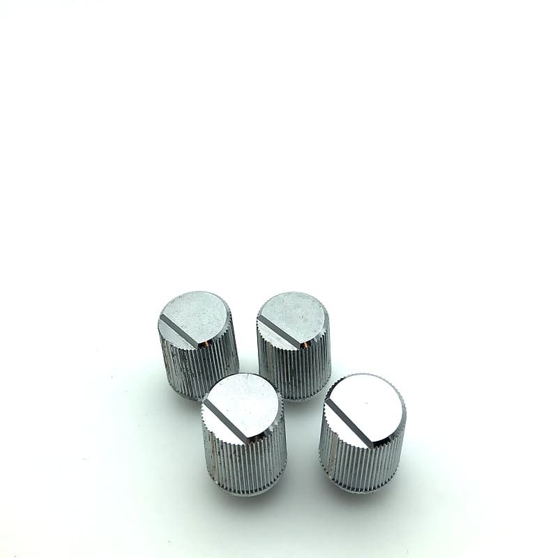 4 Vintage Audio/Video Knobs 1960’s-70’s Chrome | Reverb