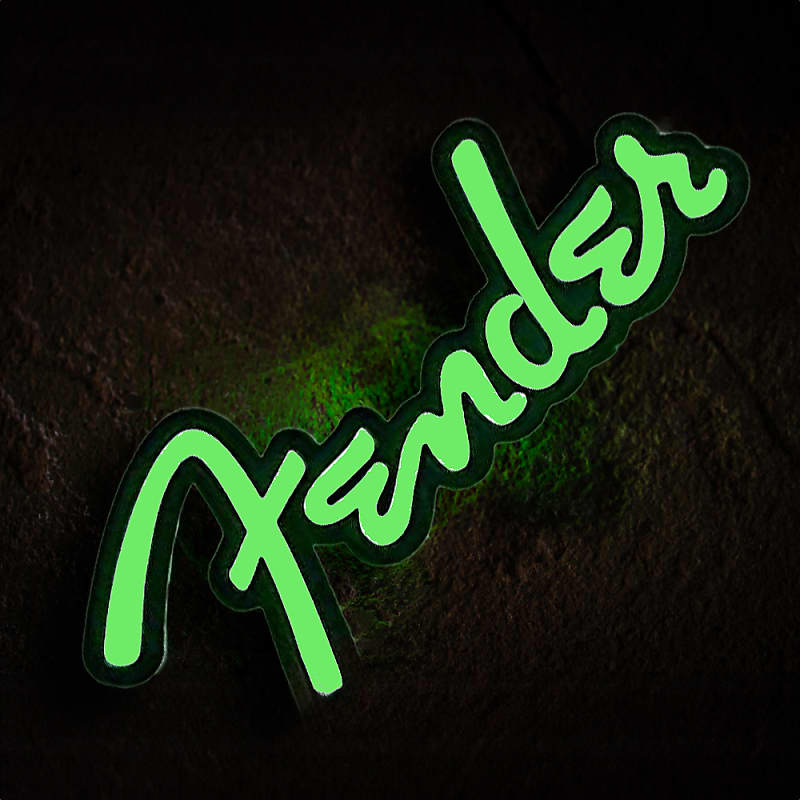 FENDER GUITARS "GLOW IN THE DARK" STICKER INSANELY RARE | Reverb