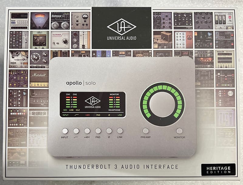 Universal Audio Apollo Solo 2020 - silver Heritage Edition | Reverb
