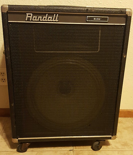 Randall RS-115-H Made In USA 1980's 1x15 Speaker Cab 8 Ohm! | Reverb