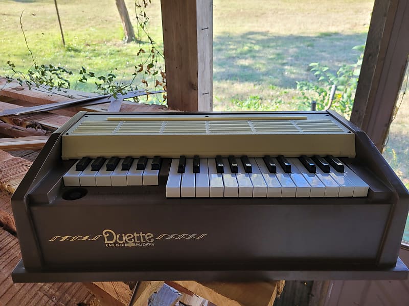 Duette Emenee Audion Polychord Electric Organ Model1806 1970s | Reverb