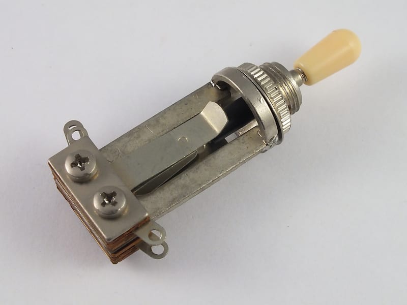 3-Way LONG Toggle Switch with Cream Tip for Les Paul electric | Reverb