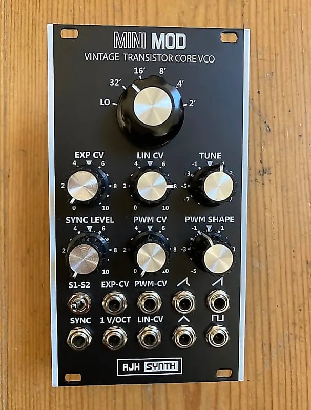 AJH Synth Transistor Core VCO - Black | Reverb