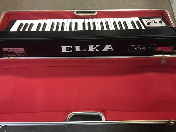 Elka Rhapsody 490 Vintage String Machine Synthesizer w/ OHSC | Reverb
