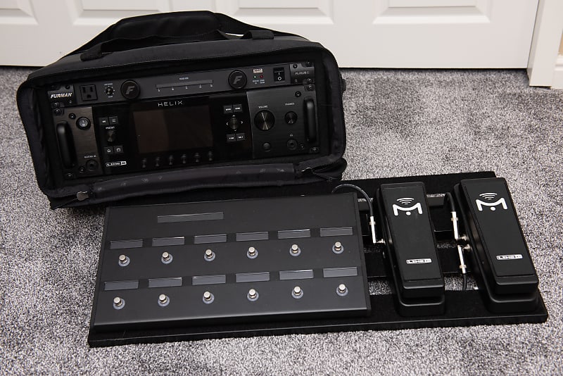 Line 6 Helix Rack rig w/ controllers - EXCELLENT | Reverb