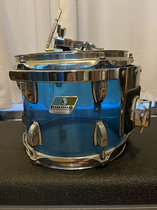 Early 2000s Ludwig Vistalite 10" rack tom with mounting | Reverb