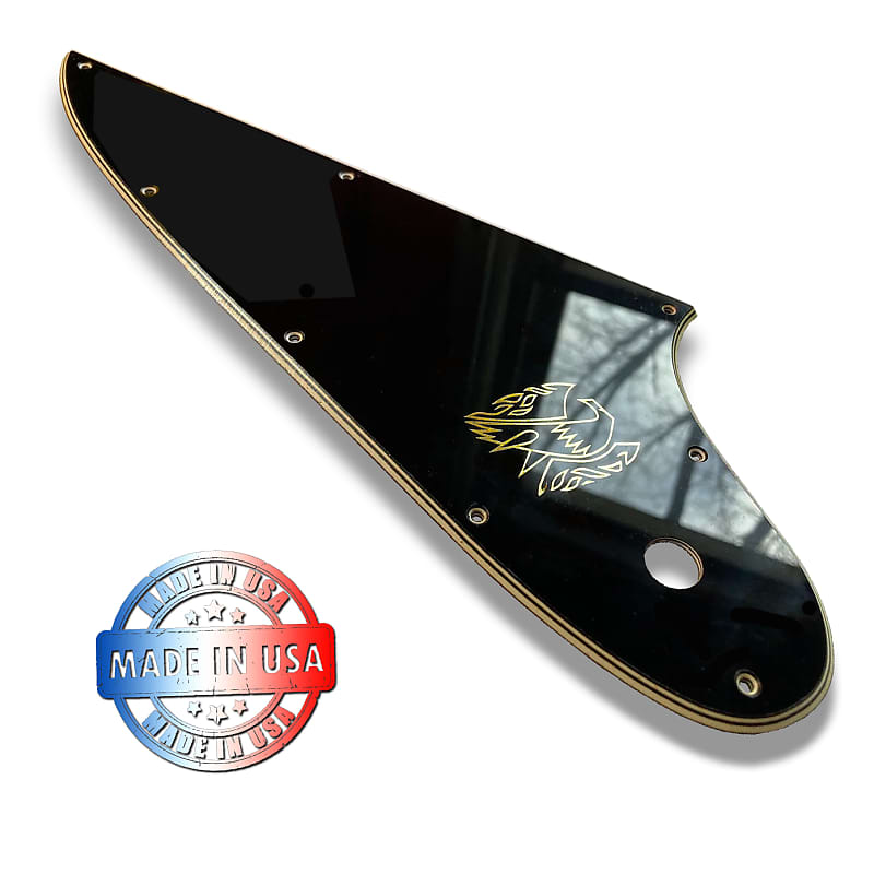 New Black 5 Ply Pickguard for 2007-2024 Gibson Firebird w | Reverb