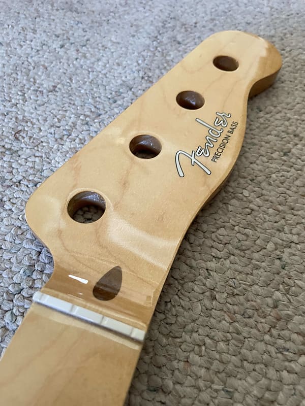 Fender Telecaster/Precision Bass neck - late 2010s - Maple | Reverb