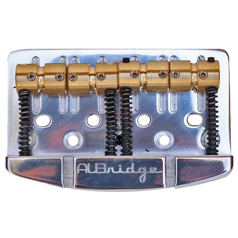 AlBridge Parts CQ419 4-String Quick Release Bridge For Jazz | Reverb