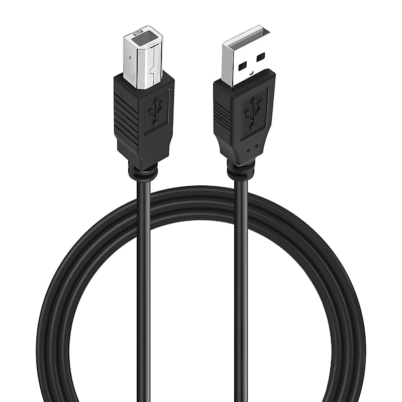 2M USB B MIDI Cable for Instruments, Compatible with Piano, | Reverb