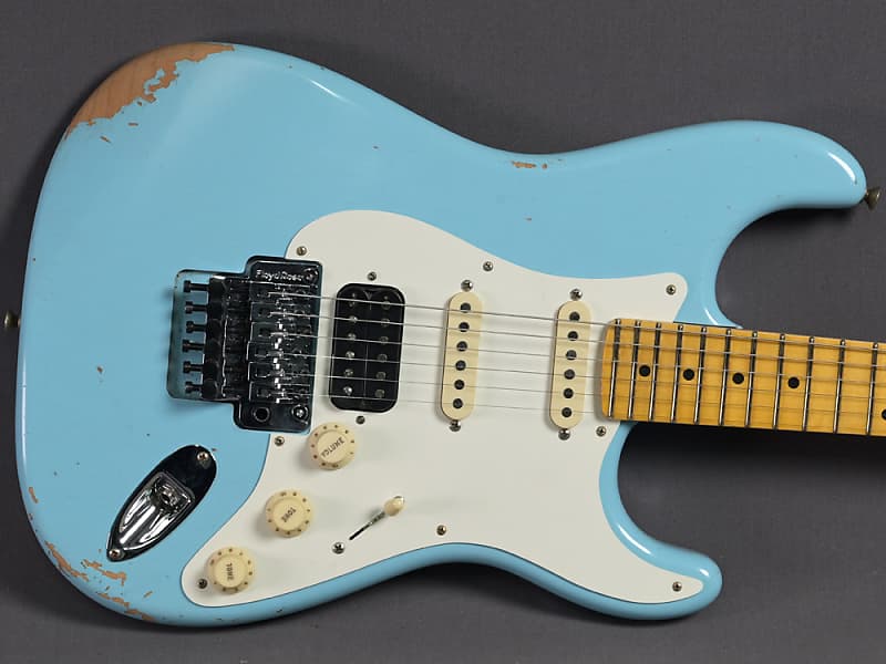Fender Custom Shop Stratocaster 1956 Relic Floyd Rose Daphne | Reverb