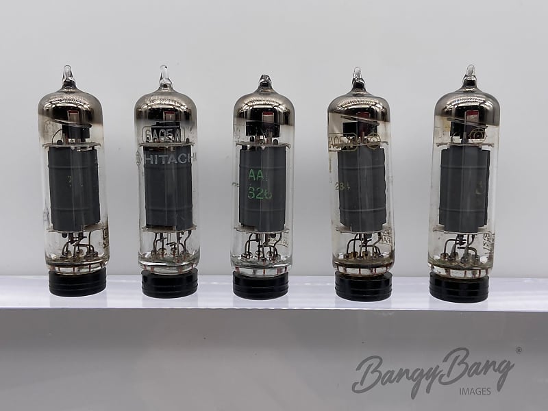 5 Vintage Hitachi 6AQ5/6005/6V6 Power Pentode Amplifier Audio | Reverb