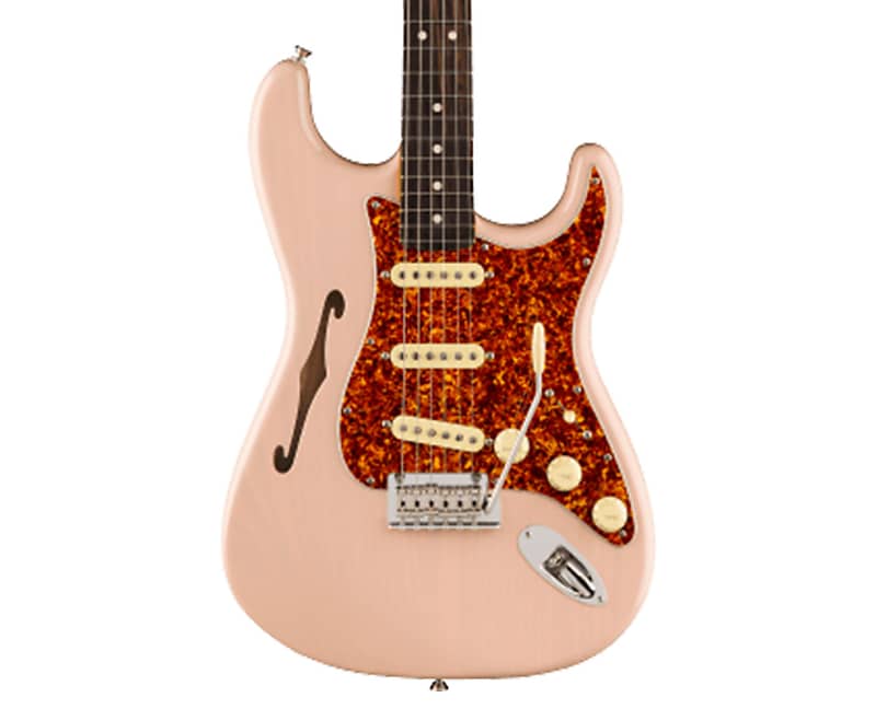 Fender American Professional II Strat Thinline - Trans Shell | Reverb