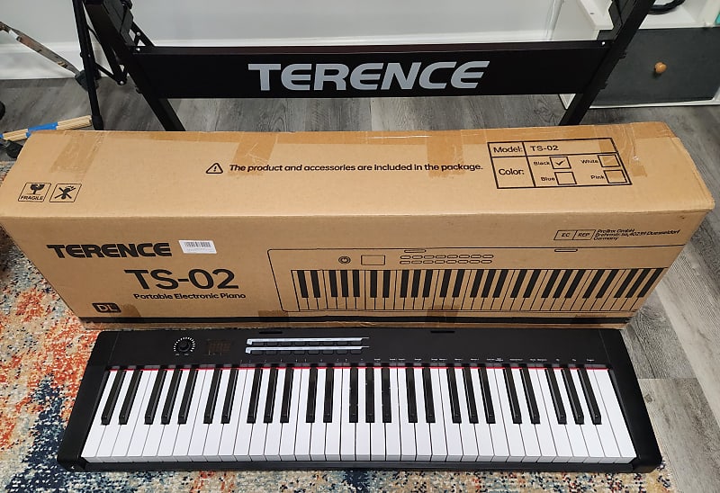 Terence TS-02 Portable Electronic Piano 2022 - Black | Reverb