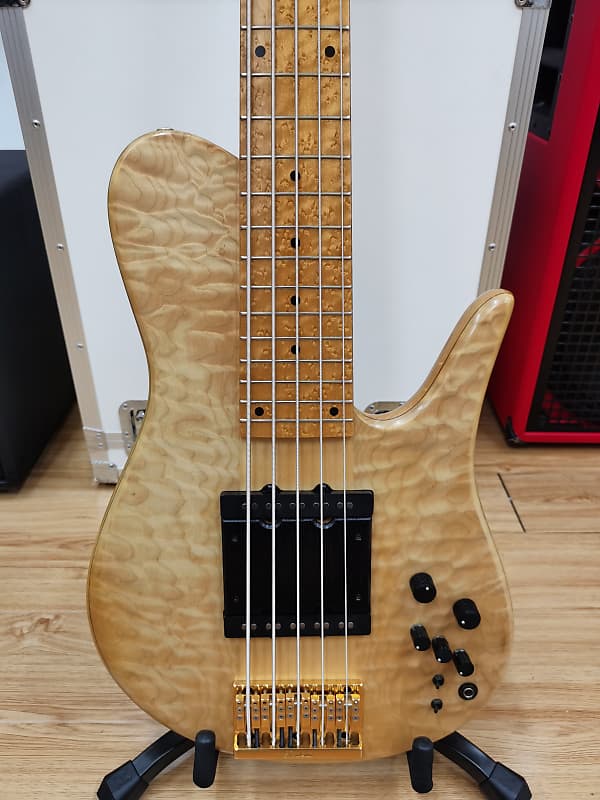 Fodera Imperial 5 string 1995 bass guitar hazlab preamp | Reverb