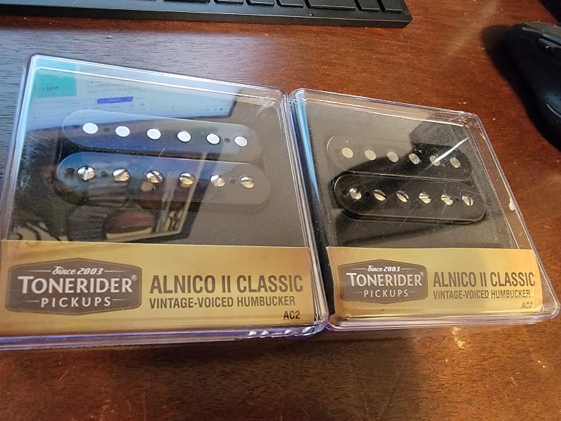Tonerider Alnico II Classic Humbuckers- Double black | Reverb