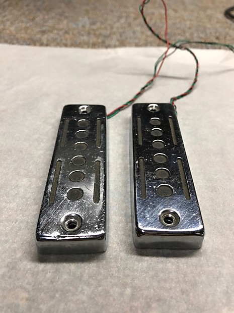 Pair of Teisco pickups, Gold Foil style | Reverb