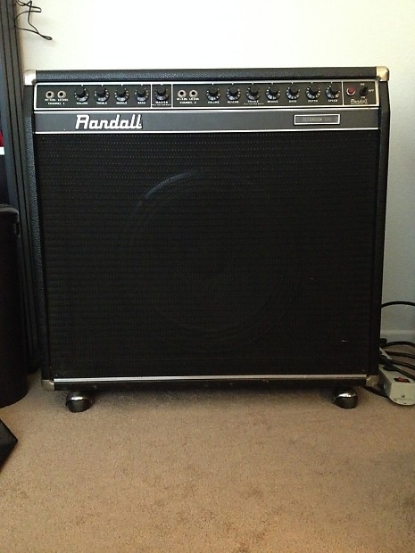 Randall RG120 RB115 mid-1980's Black | Reverb