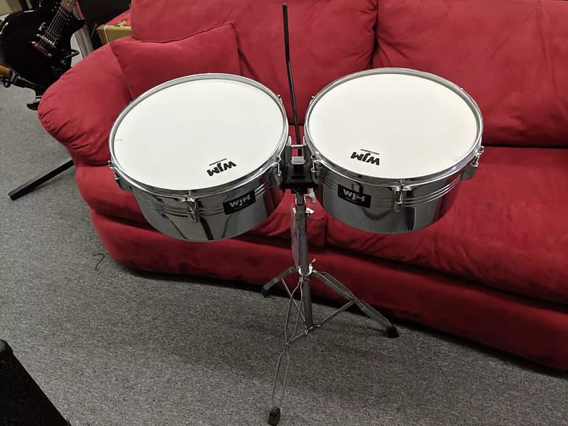 WJM Timbales set of 2 w/ stand | Reverb