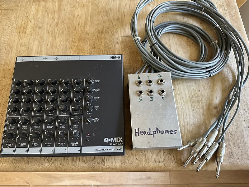 Oz Audio Q-Mix Matrix Headphone Mixer with distro box Early | Reverb