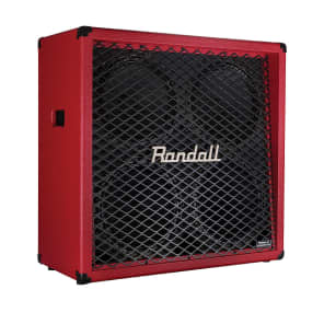 Randall RD412-V-RED 4x12" Guitar Cabinet | Reverb UK