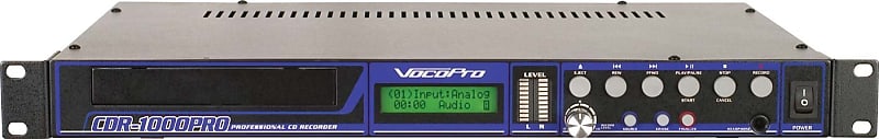 VocoPro CDR-1000 PRO Rackmount CD Recorder – 1RU – Standalone | Reverb
