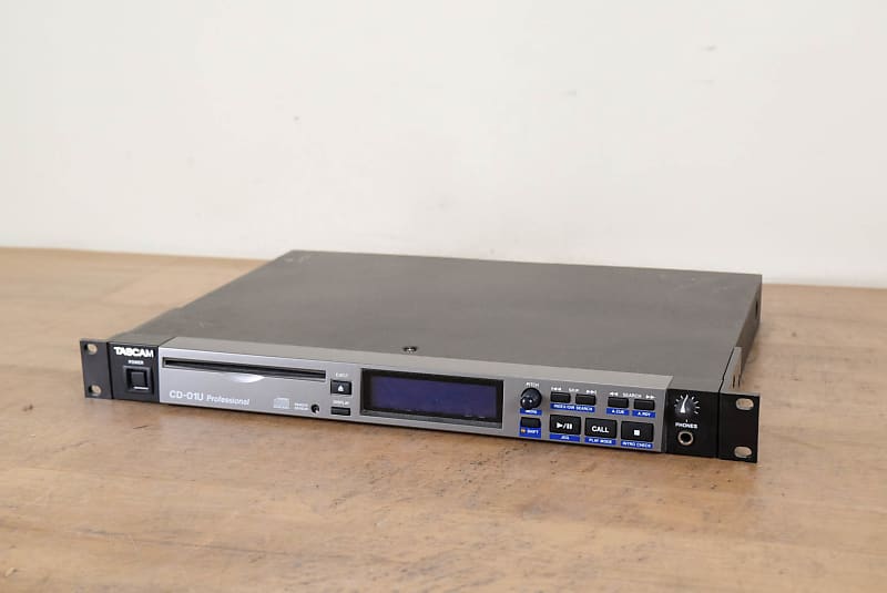 TASCAM CD-01U PRO Professional Rackmount CD Player (church | Reverb