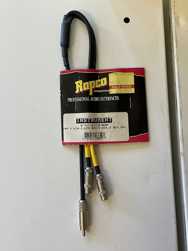 RapCo Y7-1-IMP - Instrument cable | Reverb