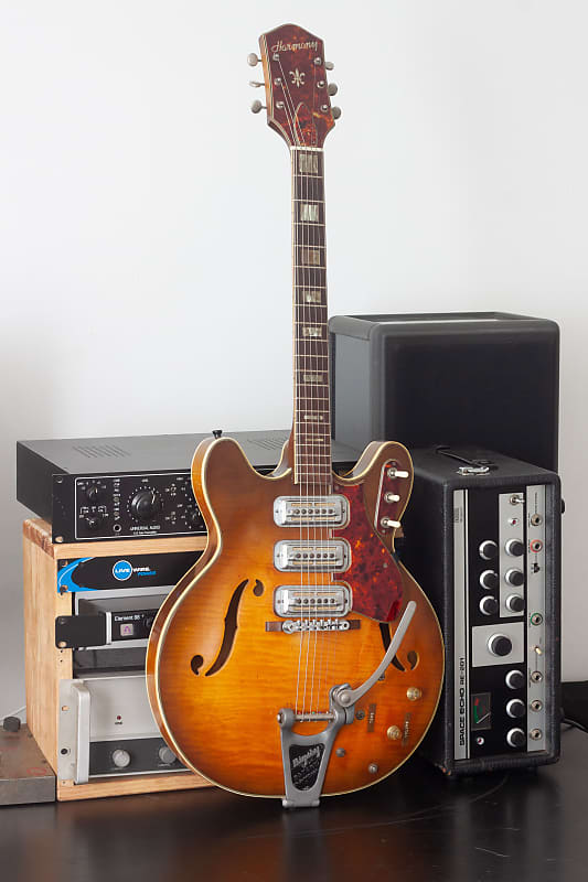 1966 Harmony H-76 w original bigsby | Reverb