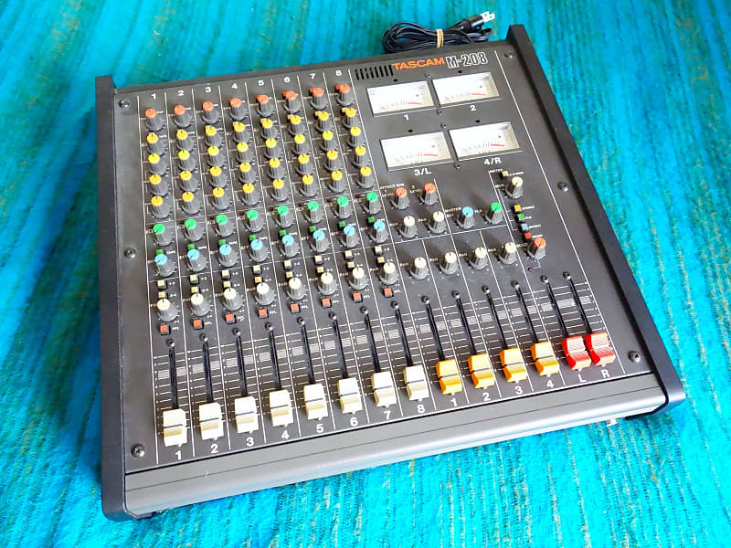 Tascam M-208 8 Channel Stereo Mixer - 80's Analog - Serviced | Reverb