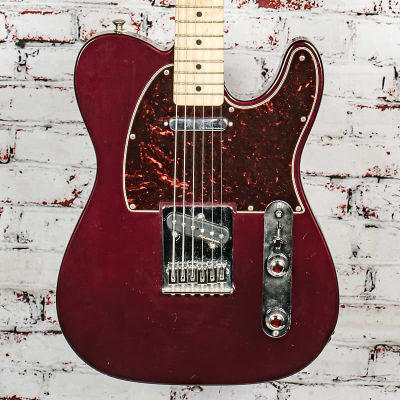 Fender - MIM Telecaster Electric Guitar, Burgundy - w/HSC - | Reverb