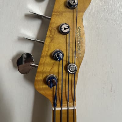 Rumley Western Telecaster bass - Metallic agave burst | Reverb
