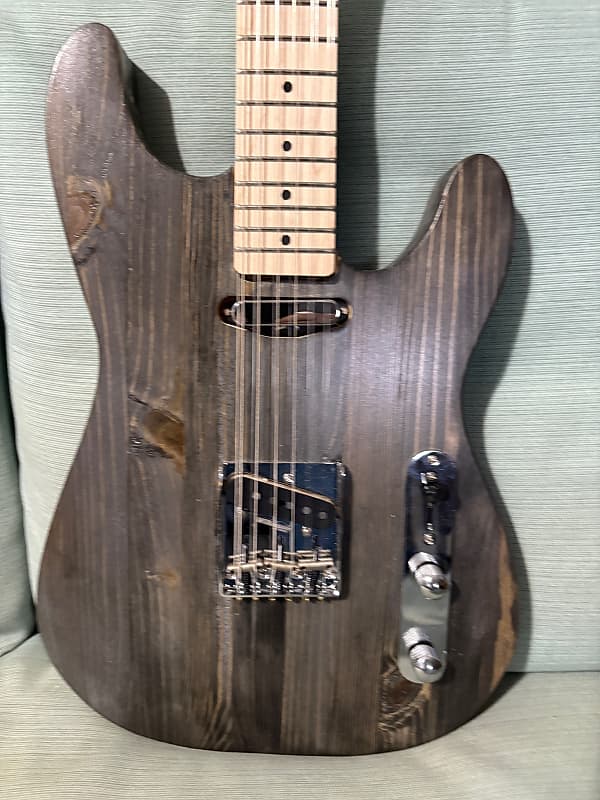 Custom Strat style 12 string - Transparent Black Nitro - | Reverb