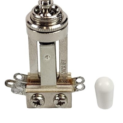 Switchcraft 3-Way Toggle Switch w/Genuine Tip, Long Frame for | Reverb