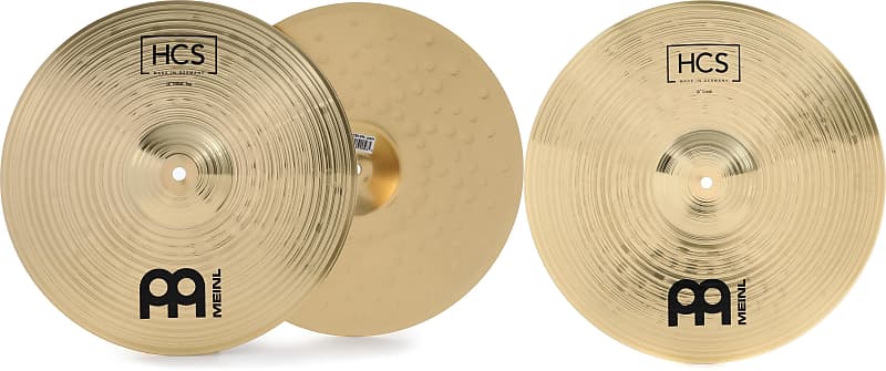 Meinl Cymbals 14 inch HCS Hi-hat Cymbals Bundle with Meinl | Reverb