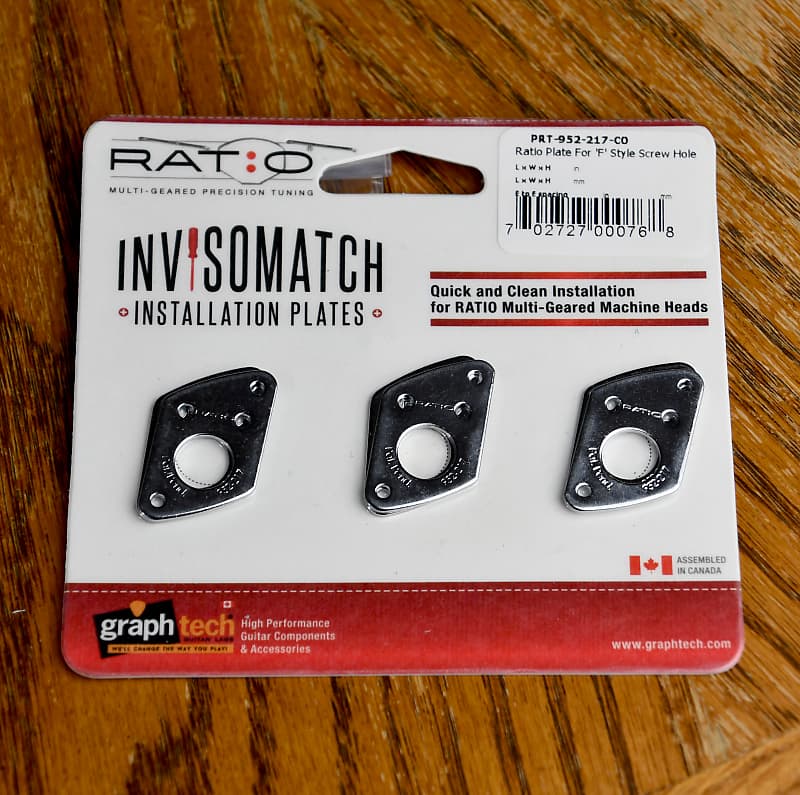 Graph Tech Ratio InvisoMatch Premium Mounting Plates For F | Reverb