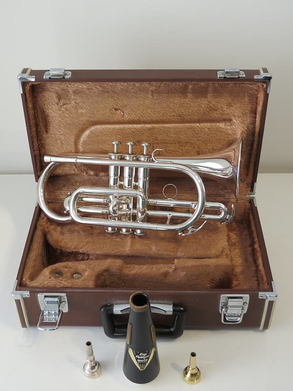 Yamaha Japan YCR-233S Silver Plated Cornet with Case and | Reverb UK
