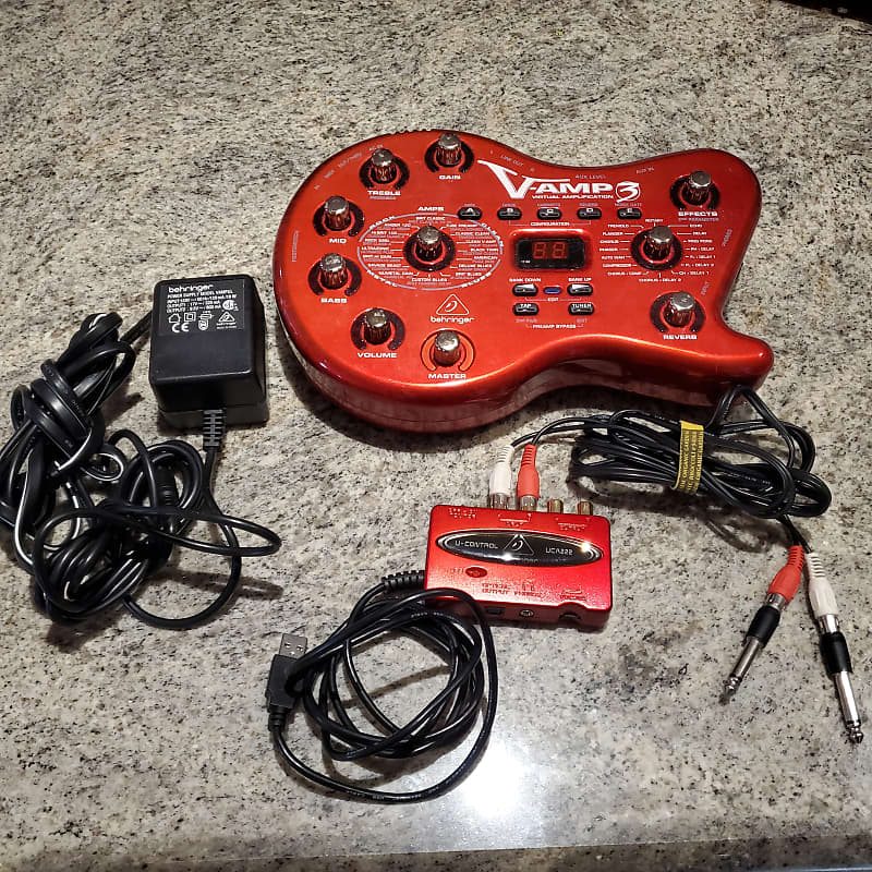 Behringer V-AMP 3 Guitar Amp Modeler and USB Audio Interface | Reverb