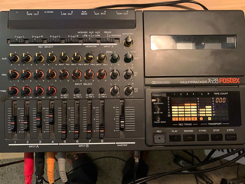 Fostex Multitracker X-28 4 Track Cassette Recorder | Reverb