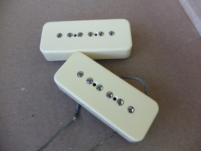 PRS P90 McCarty Soapbar Pickups Neck and Bridge - Cream | Reverb