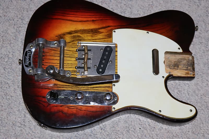 Early 1970s Fender Loaded Telecaster Body - Heavily Upgraded | Reverb