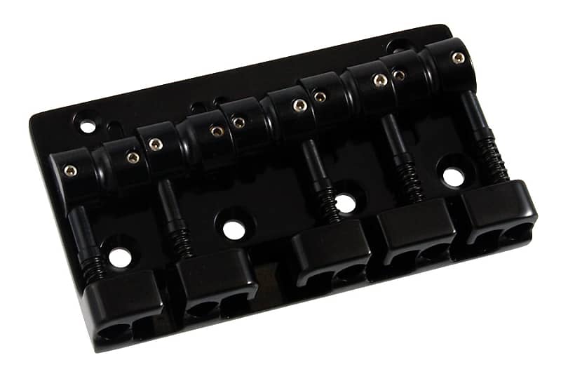 Gotoh J510SJ-5 Quick Release 5-String Bass Bridge - BLACK | Reverb