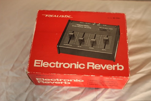 Vintage Realistic Electronic Reverb Unit NOS W/ Box and | Reverb